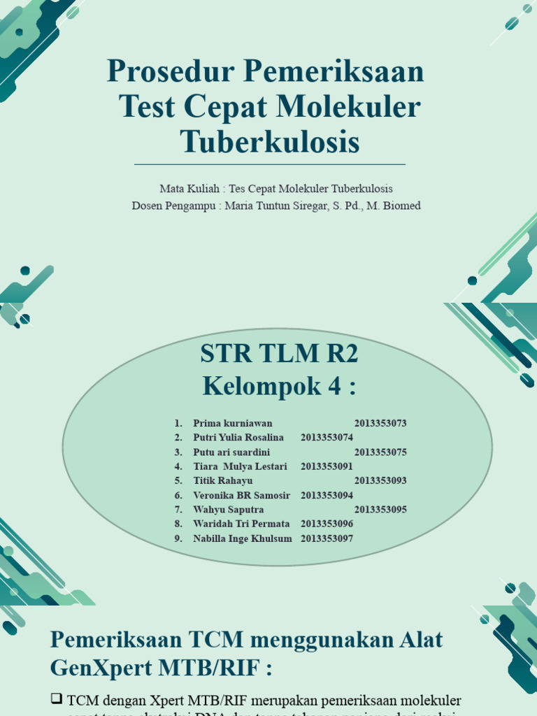 Revisi FIX - Kel4 - R2 - Prosedur Pemeriksaan TCM | PDF