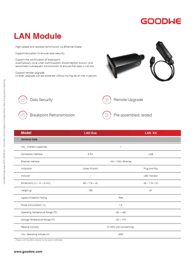 GW LAN Datasheet-En | PDF | Ethernet | Computer Science