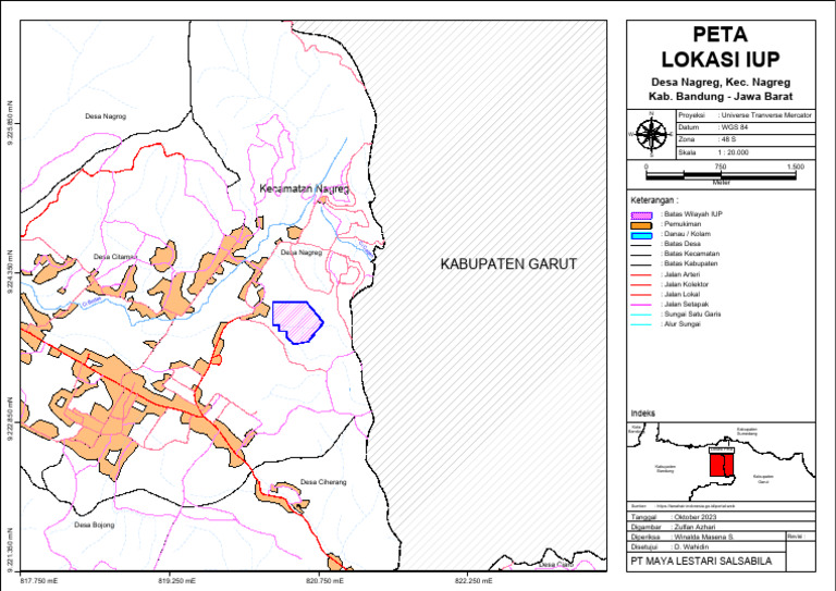 Peta Regional-Peta Lokasi IUP | PDF
