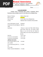 Property Valuation Certificate Format | PDF | Real Estate Appraisal ...