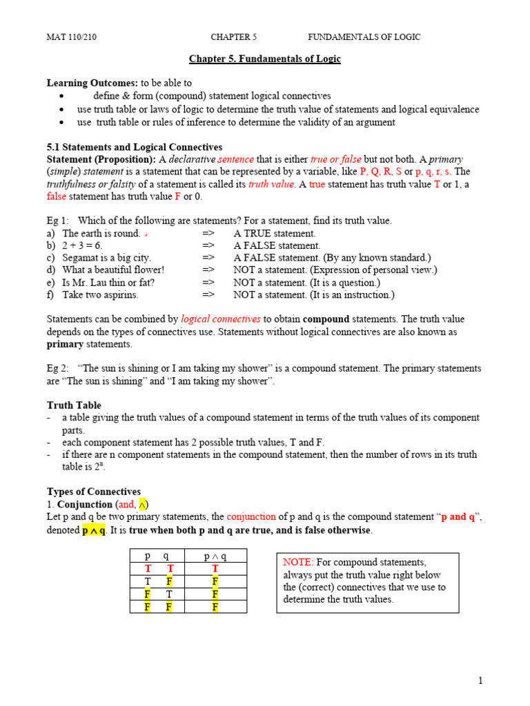 Chapter 5 Fundamentals of Logic Soln | PDF | Logic | Argument