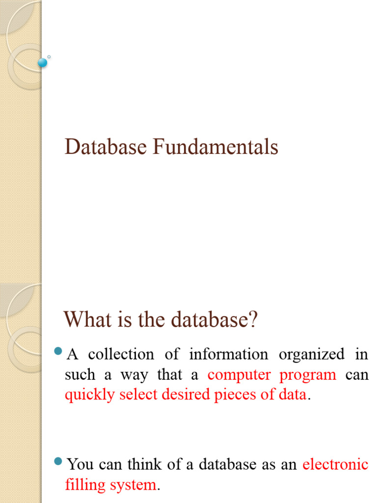 Database Fundamentals Lab1 | PDF | Relational Database | Relational Model
