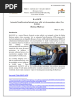 Annexure - J - Specification of KAVACH (The Indian Railway ATP ...