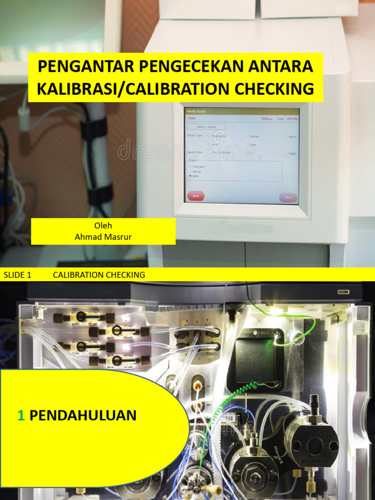 Pengecekan Antara Kalibrasi (Calibration Checking-Verification) | PDF