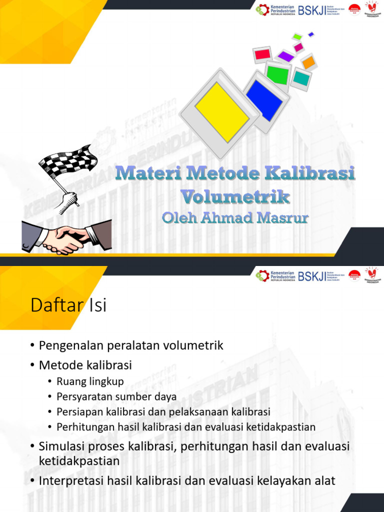 Materi Metode Kalibrasi Volumetrik | PDF