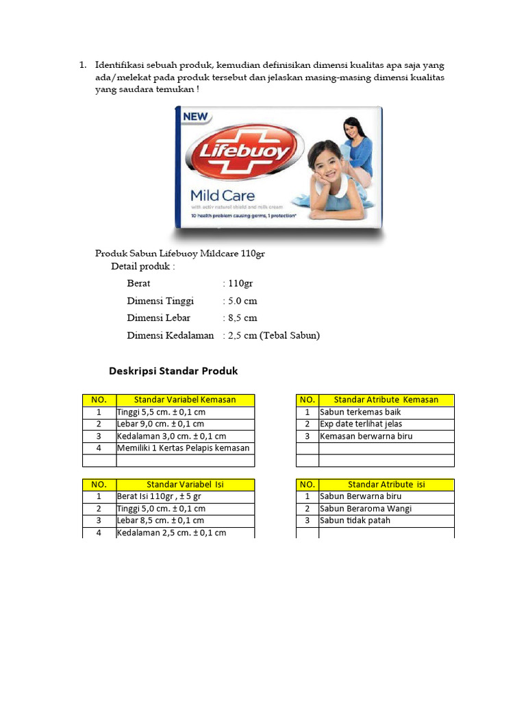 Identifikasi Sebuah Produk | PDF