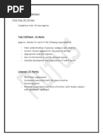 CAIE English Language 1123 Paper 1 Writing Structure | PDF | Language ...