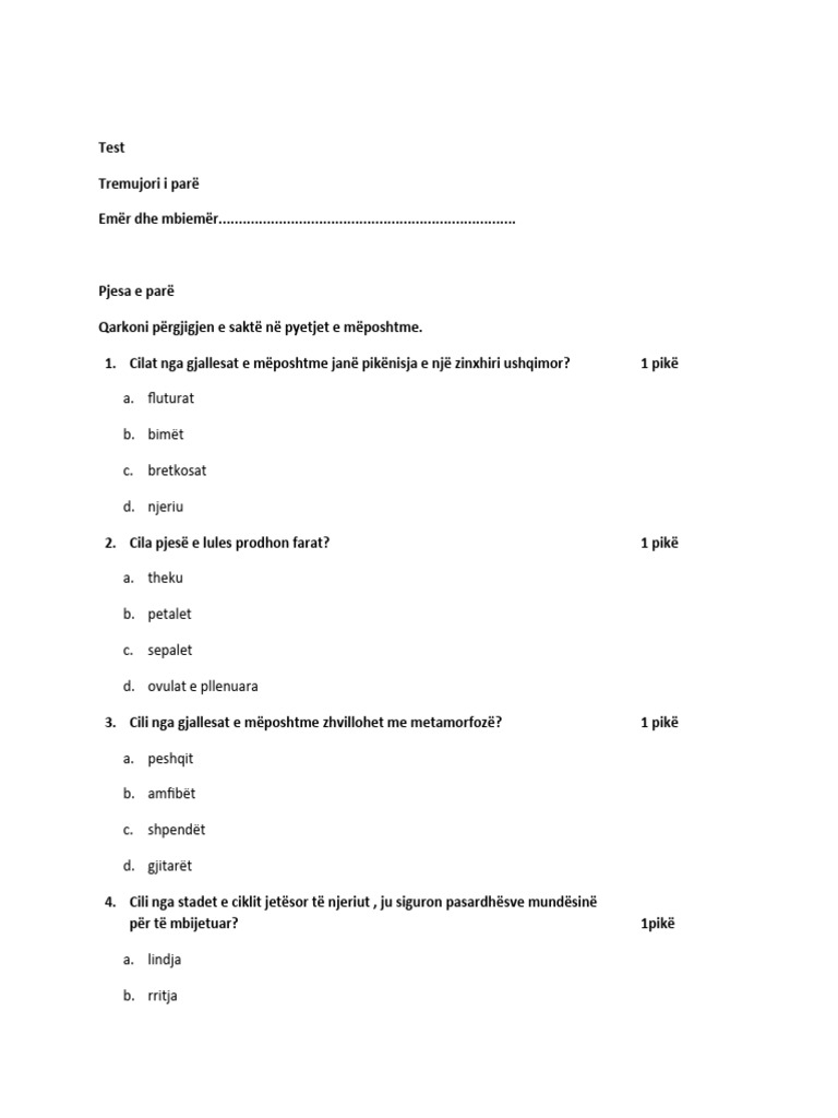 Test Dit | PDF