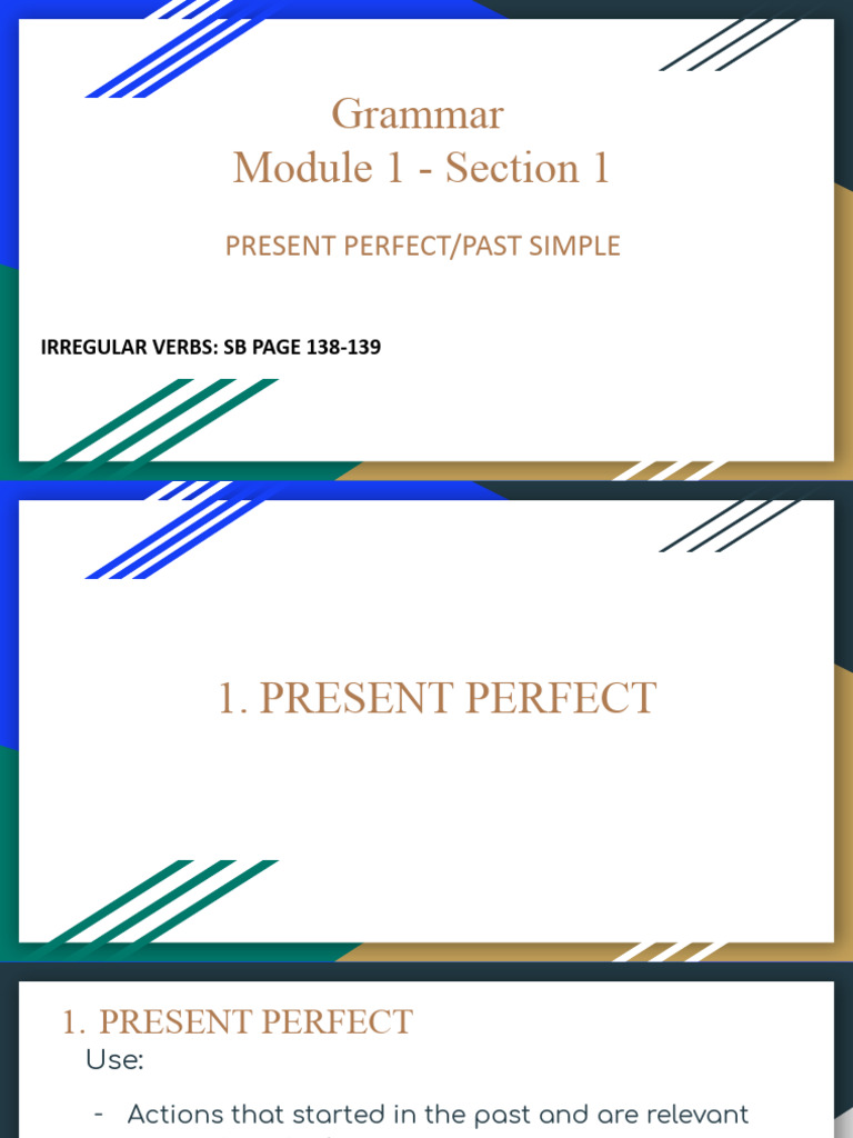 Present Perfect - Past Simple | PDF