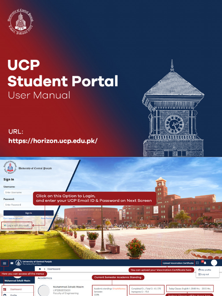 Student Portal UCP | PDF