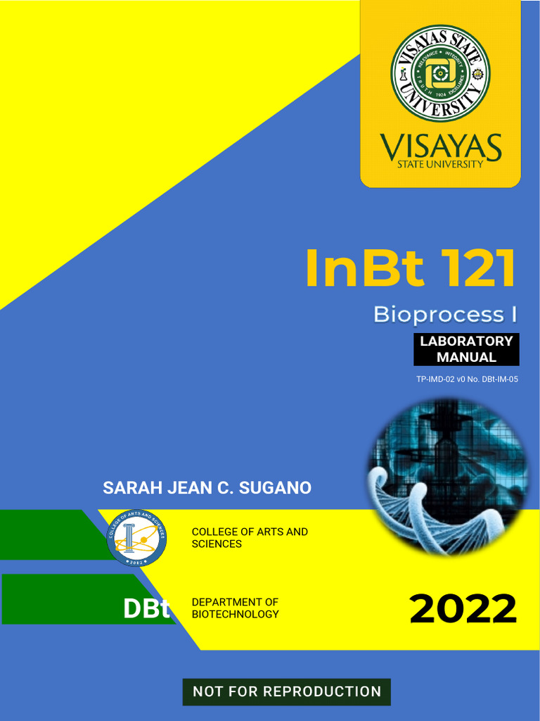 Bioprocess I Laboratory Manual | PDF | Yogurt | Agar