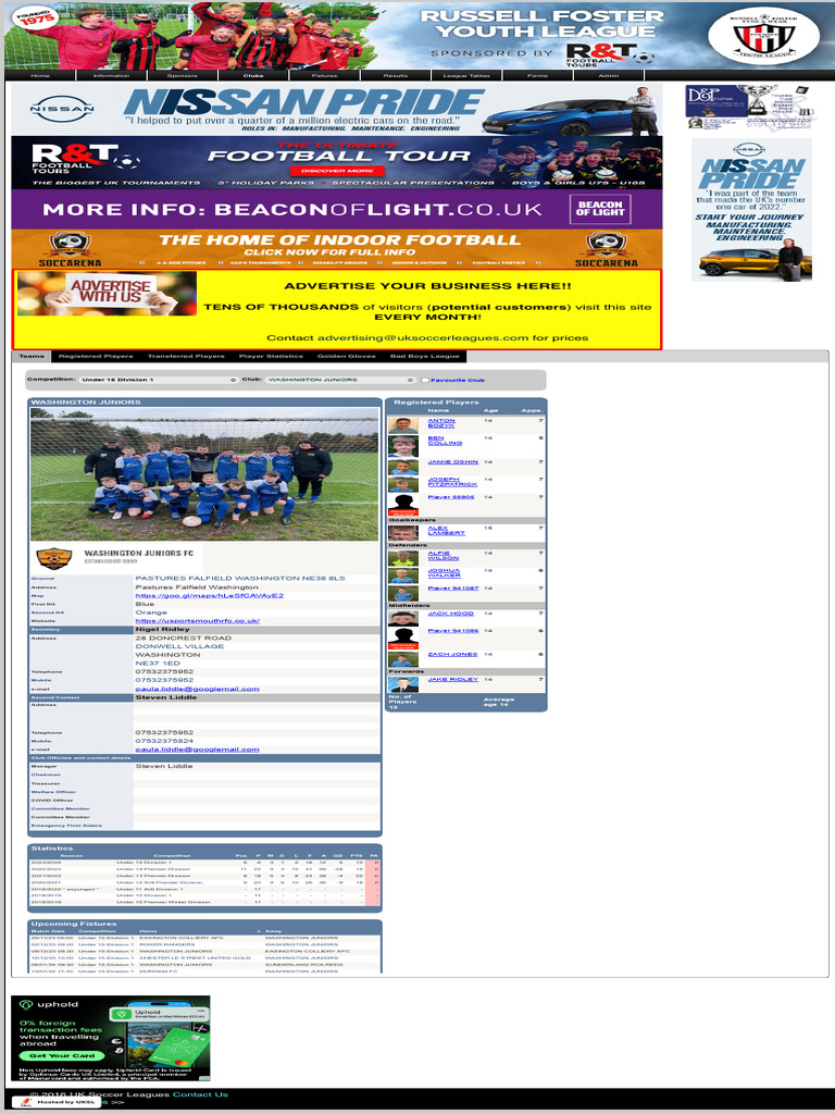 Russell Foster Youth Leagues 2 | PDF | English Football League ...