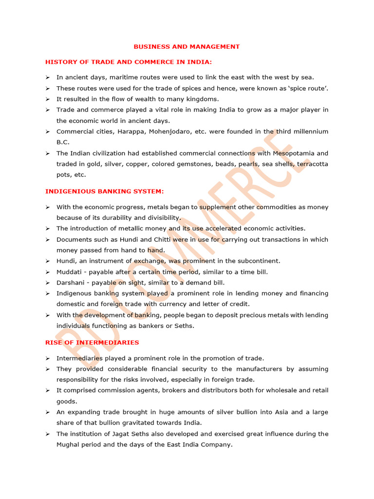 BSM 1 Business and Management | Download Free PDF | Business | Trade