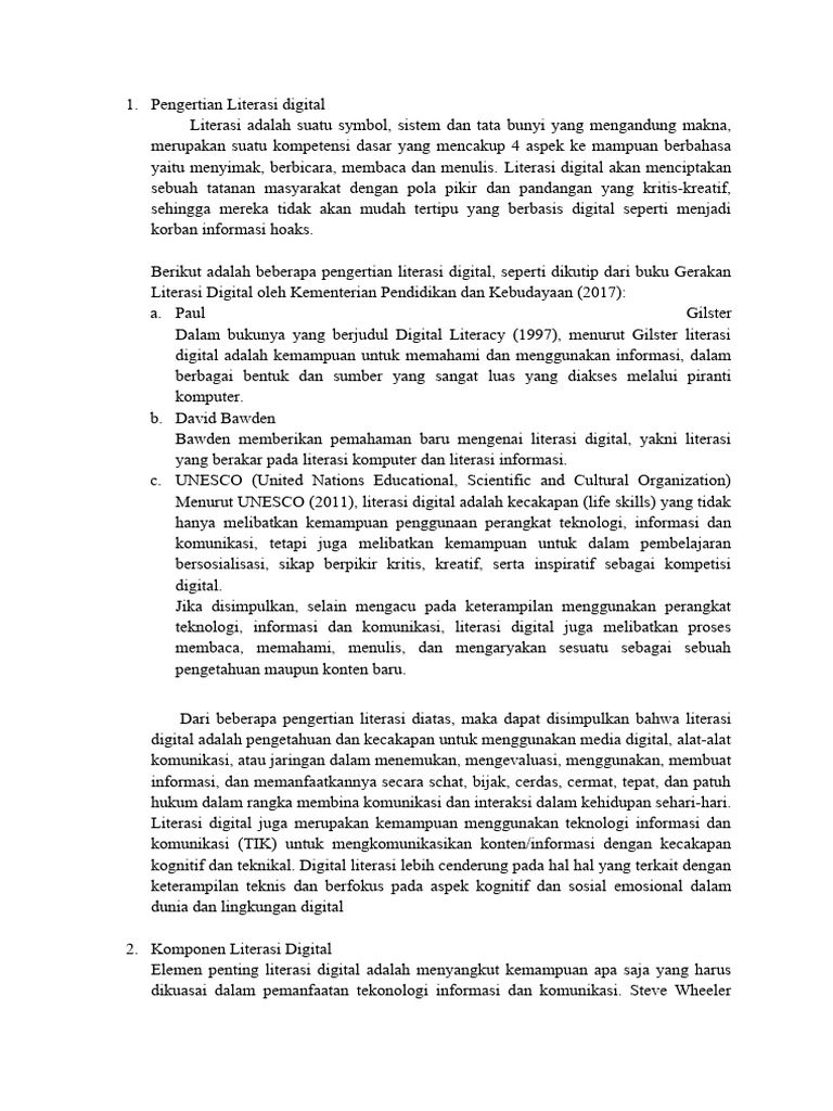 Literasi Digital | PDF