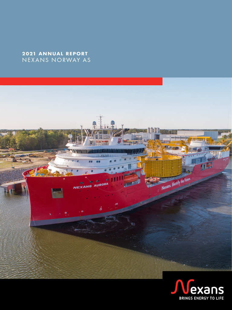 Nexans Norway Annual Report 2021 | PDF | Income Statement | Fair Value