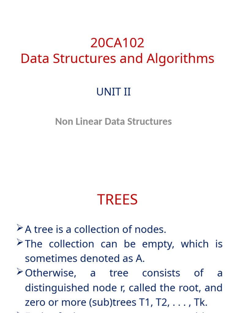 Unit II | PDF | Algorithms And Data Structures | Mathematical Logic