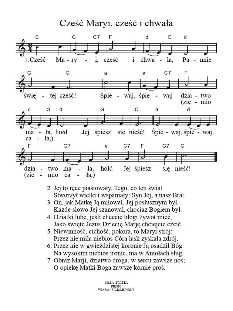 Czesc Maryi | PDF Czesc Maryi | PDF