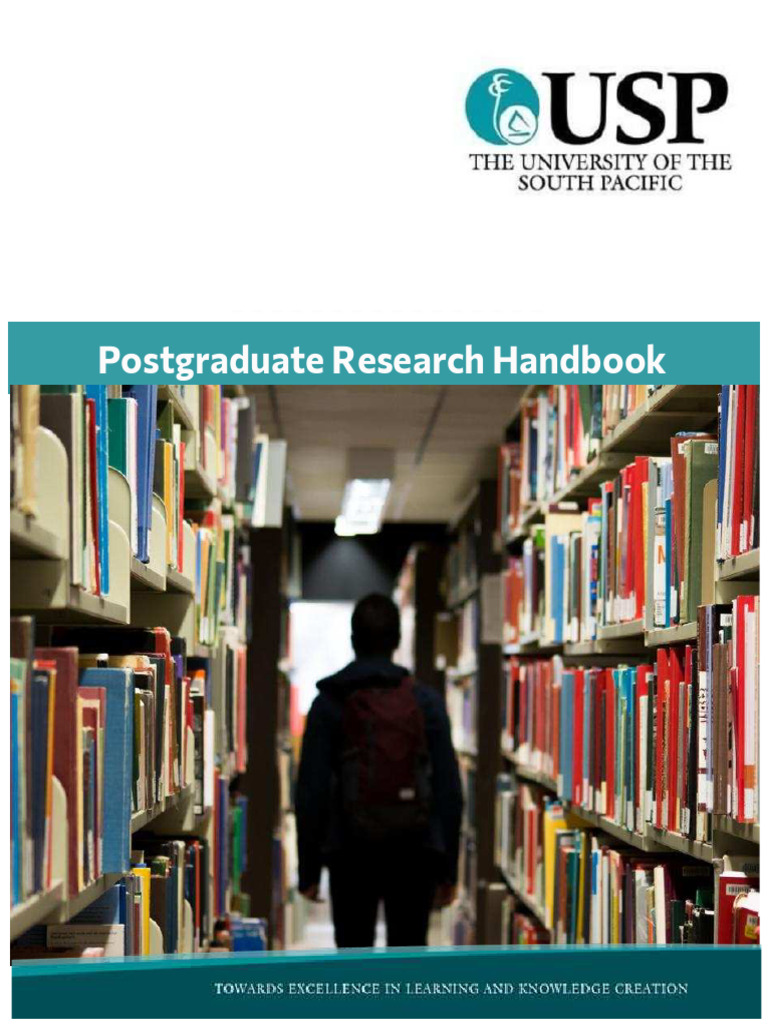 USP Postgraduate Research Handbook 2022 | PDF | Thesis | Theory