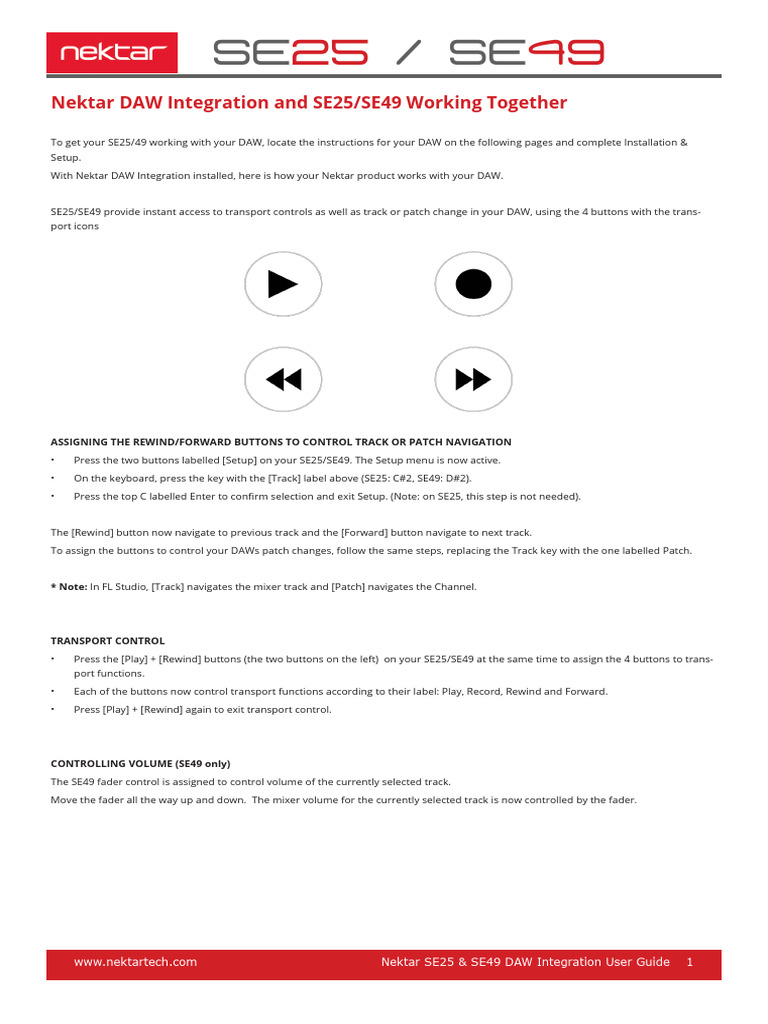SE25 49 DAW Setup Guide | PDF | Garage Band | Mac Os