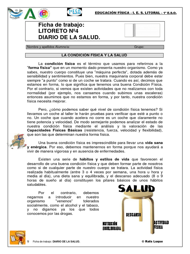 LitoReto 4 - Diario de La Salud | PDF | Ritmo cardiaco | Aptitud física