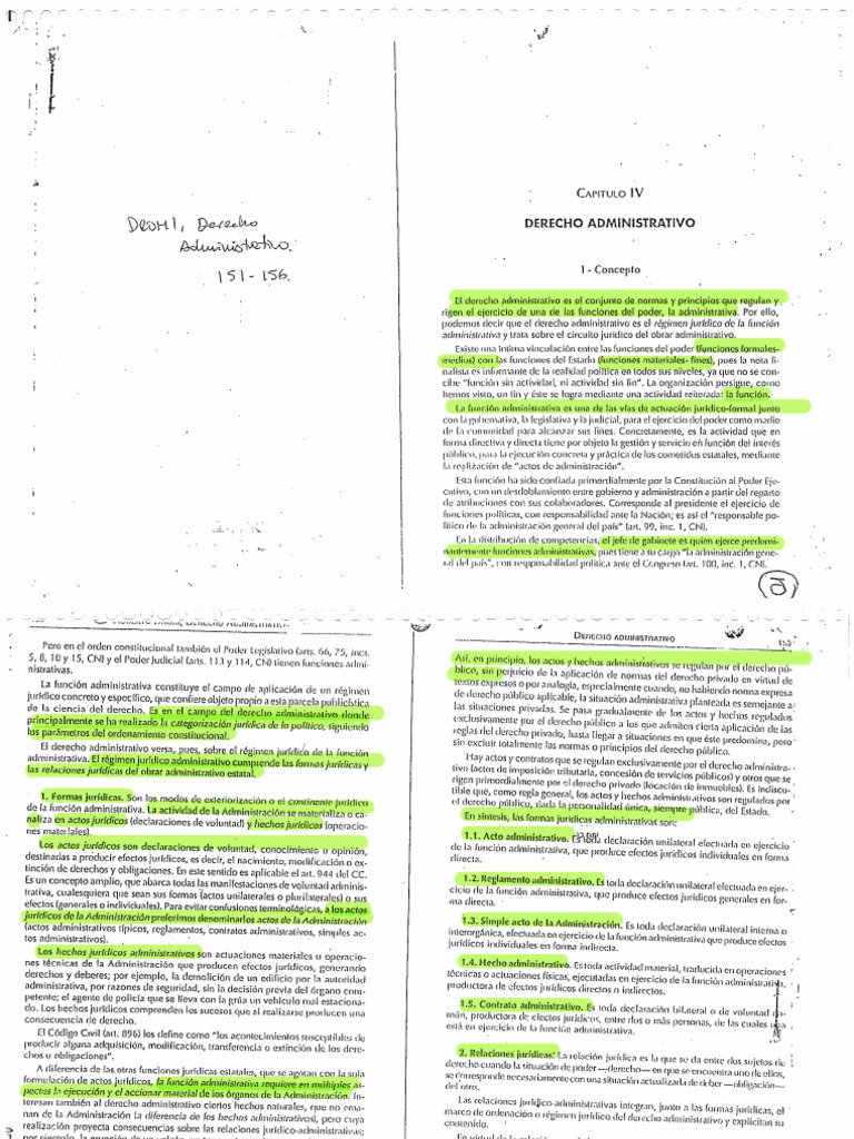 CL2. Formas Jurídicas Administrativas - Roberto Dromi (Pp. 151-156 ...