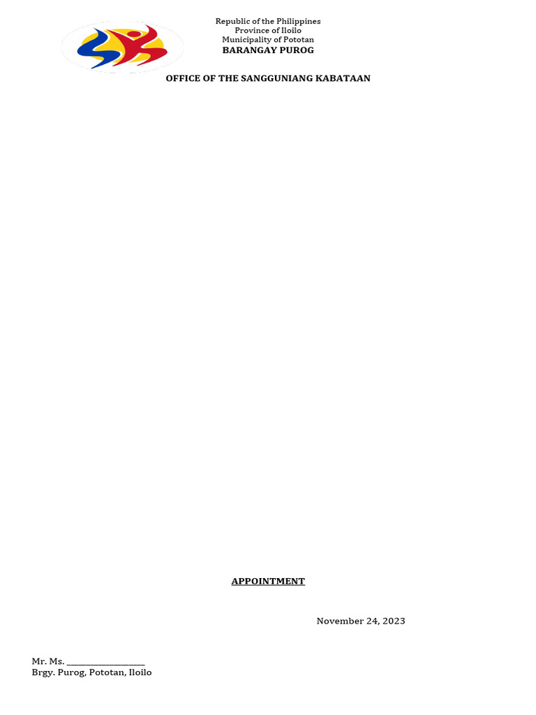 SK Notice of Appointment | PDF