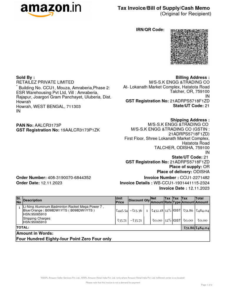 Invoice 2 | PDF | Invoice | Payments