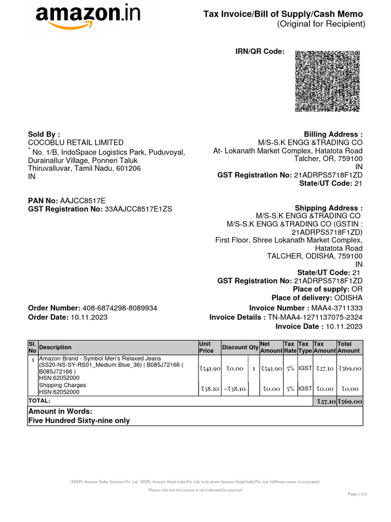 Invoice 3 | PDF | Invoice | Market (Economics)