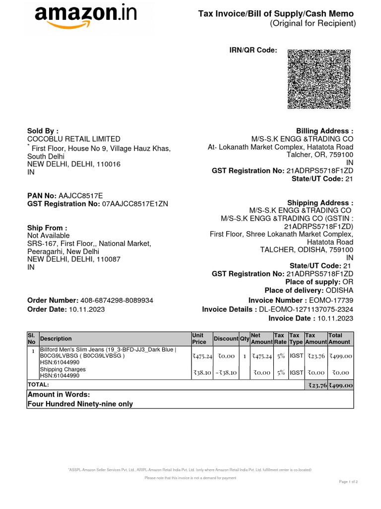 Invoice 6 | PDF | Invoice | Money