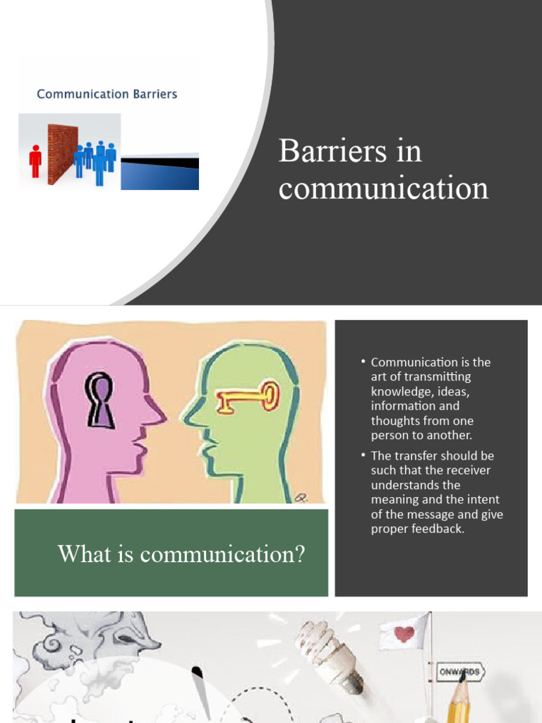 Barriers To Effective Communication Final | PDF | Communication | Information