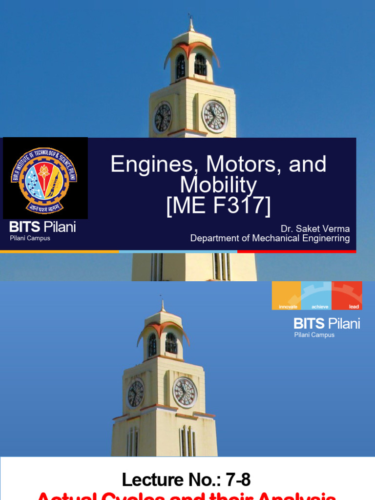 7 - Actual Cycle and Their Analysis | PDF | Internal Combustion Engine ...