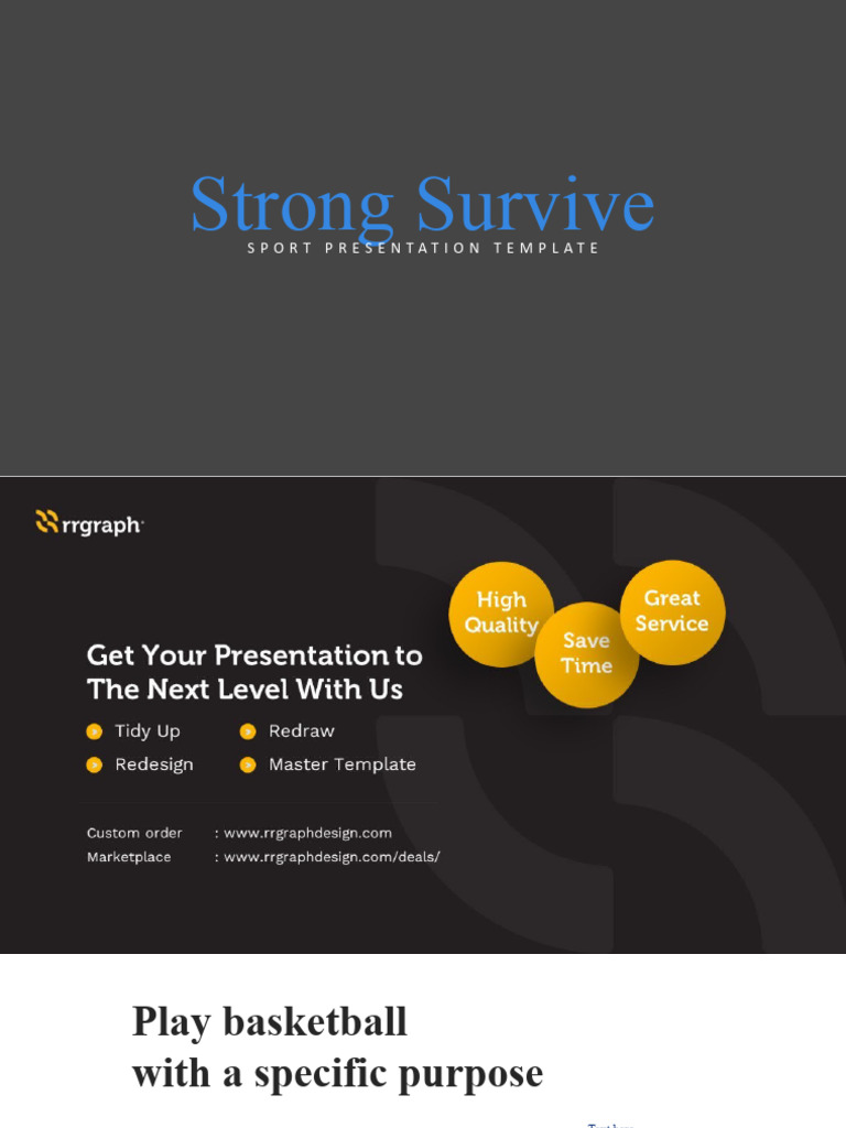Basketball Presentation Template | PDF | Computer Mediated ...