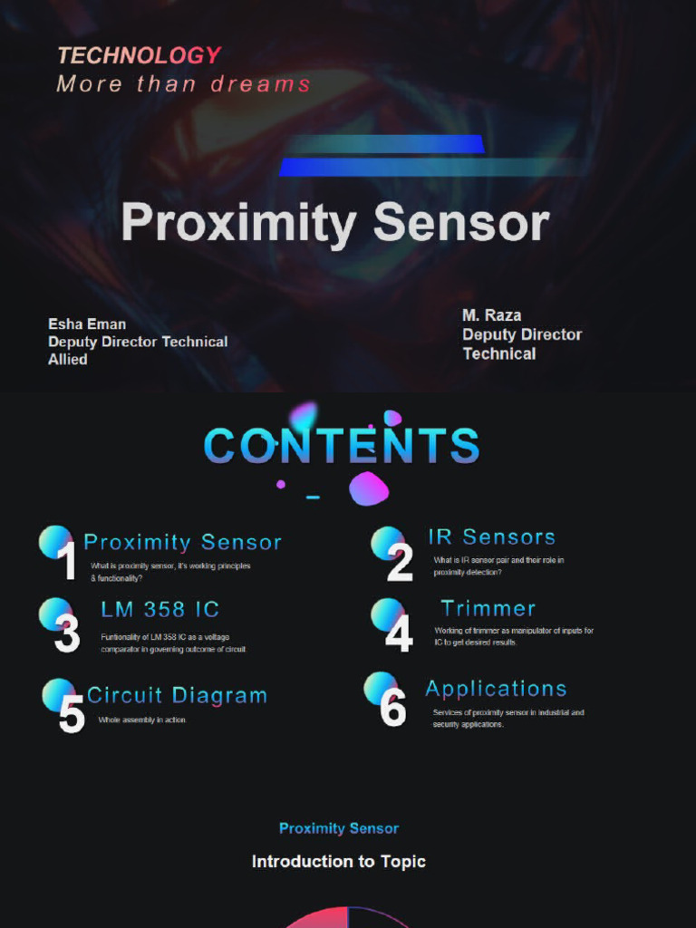 IR Proximity Sensor | PDF