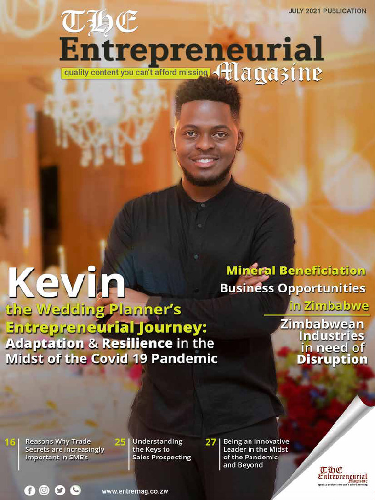 The Entrepreneurial Magazine July Pub-1 | PDF | Trade Secret ...