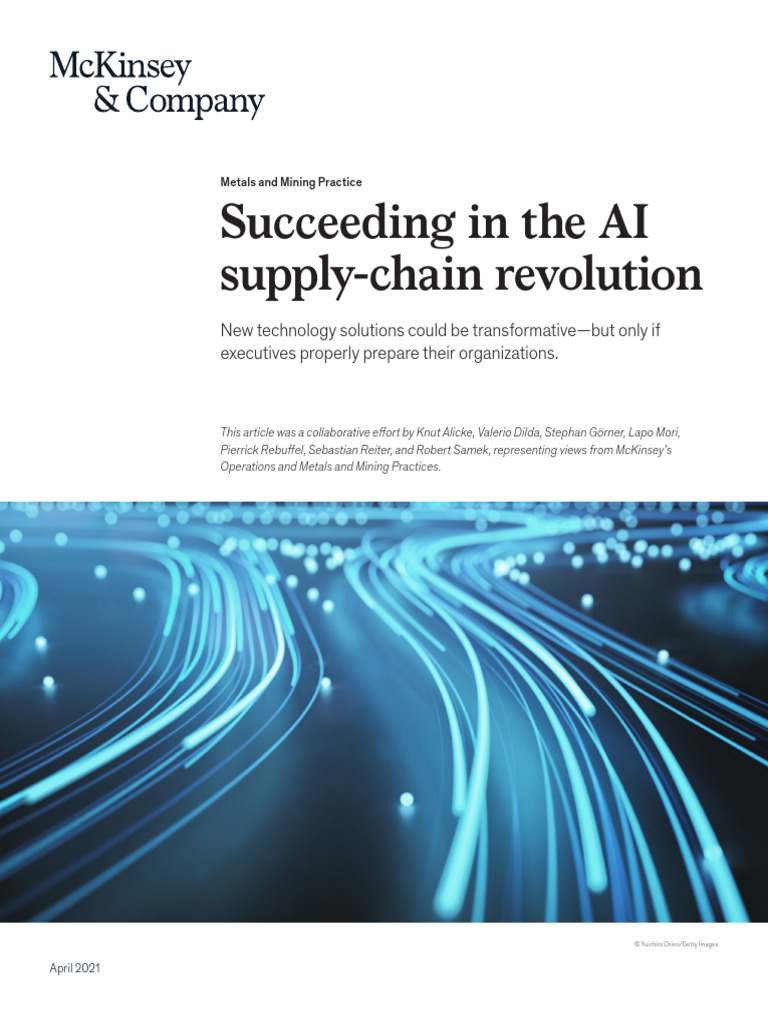 AI-Driven Supply Chain Transformation | PDF | Supply Chain | Supply ...
