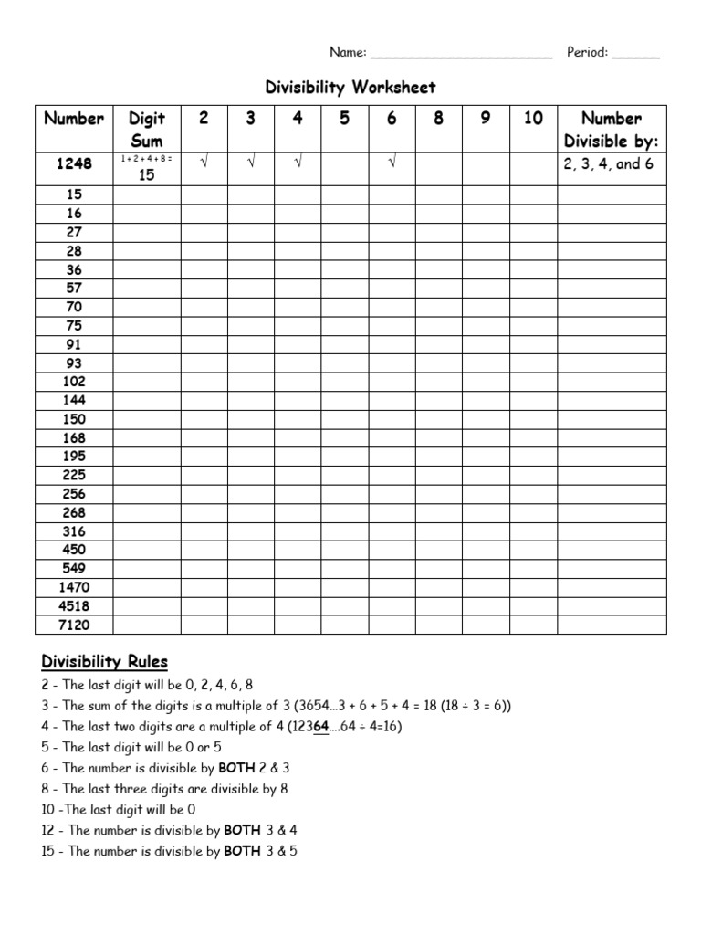divisibility-practice-pdf