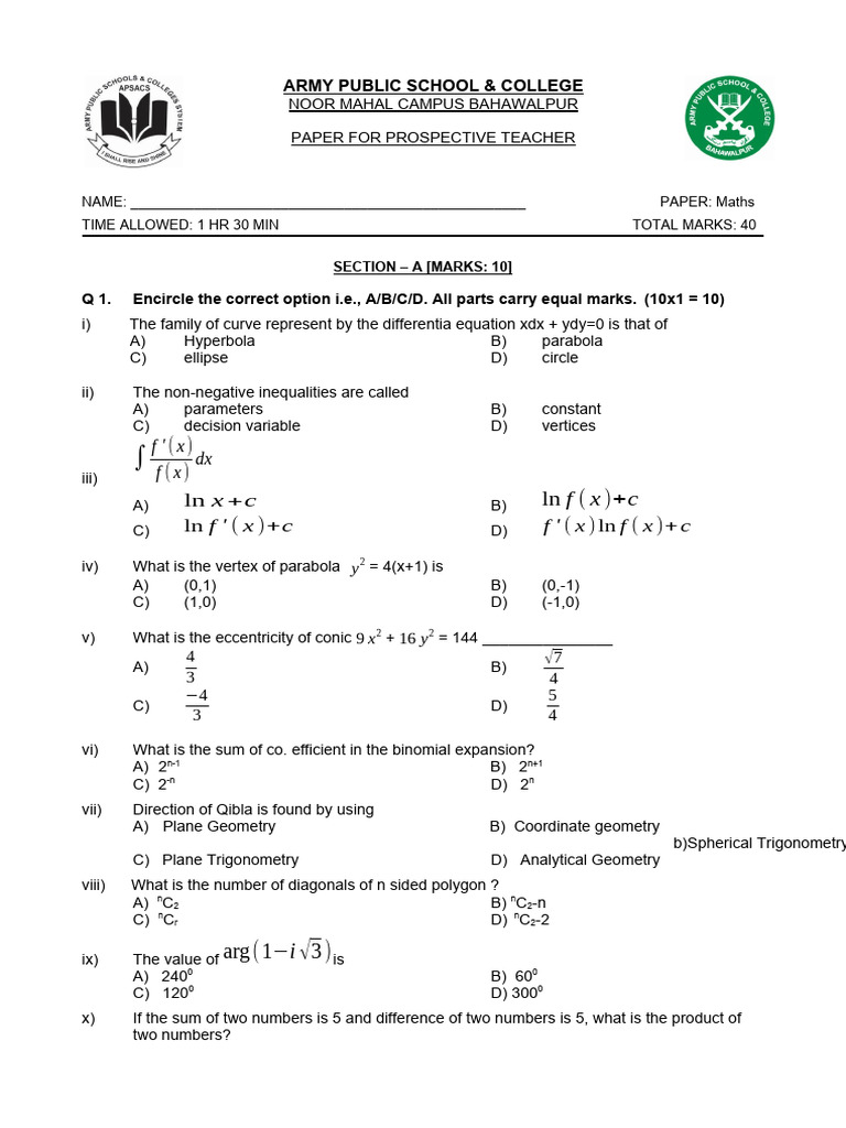 Paper For Teachers | PDF | Euclid | Mathematical Objects