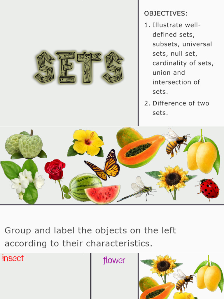 Modyul 1 Math Sets | PDF | Set (Mathematics) | Mathematics