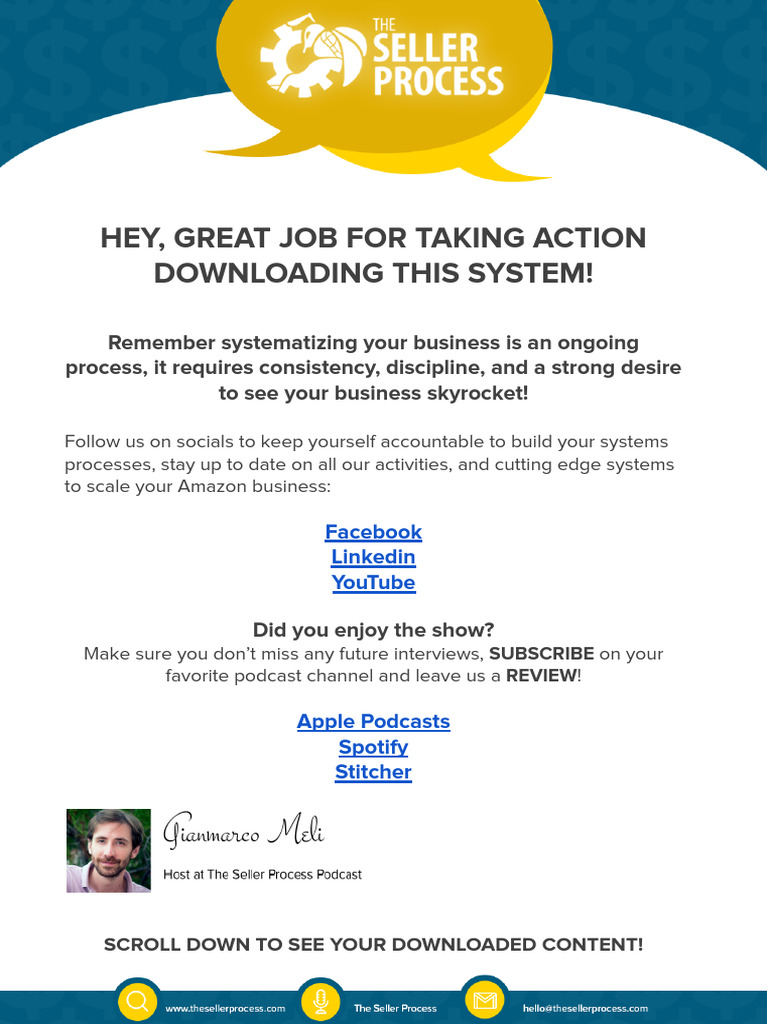 PPC Workflow by Mina Elias - The Seller Process | PDF