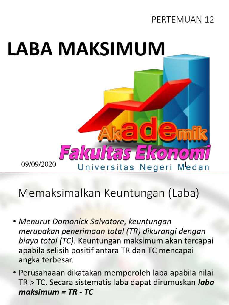 Rumus dan Pendekatan Laba Maksimum | PDF | Bisnis | Pengelolaan ...