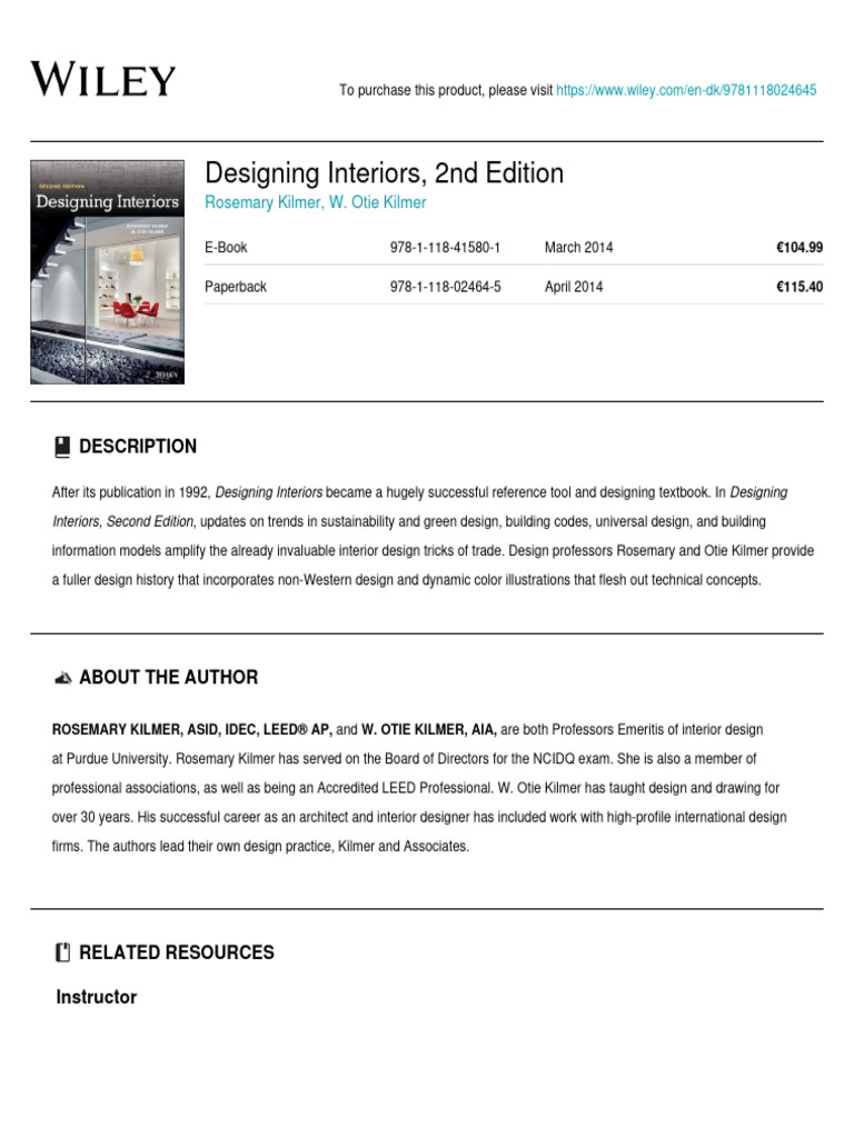 Wiley - Designing Interiors, 2nd Edition - 978-1-118-02464-5 | PDF