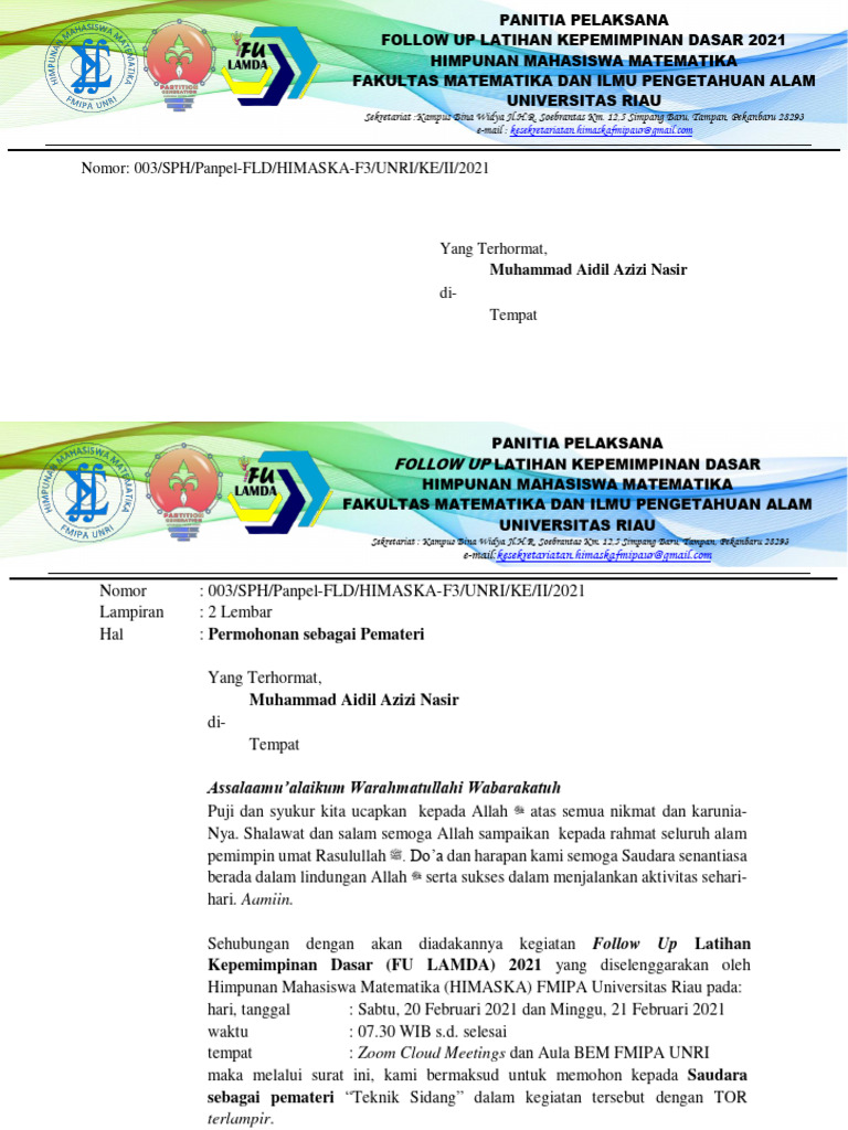 003 SPH Pemateri 3 Fu Lamda 2021 | PDF