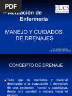 Cuidados de Drenajes en Enfermería | PDF | Especialidades Medicas | Medicina CLINICA