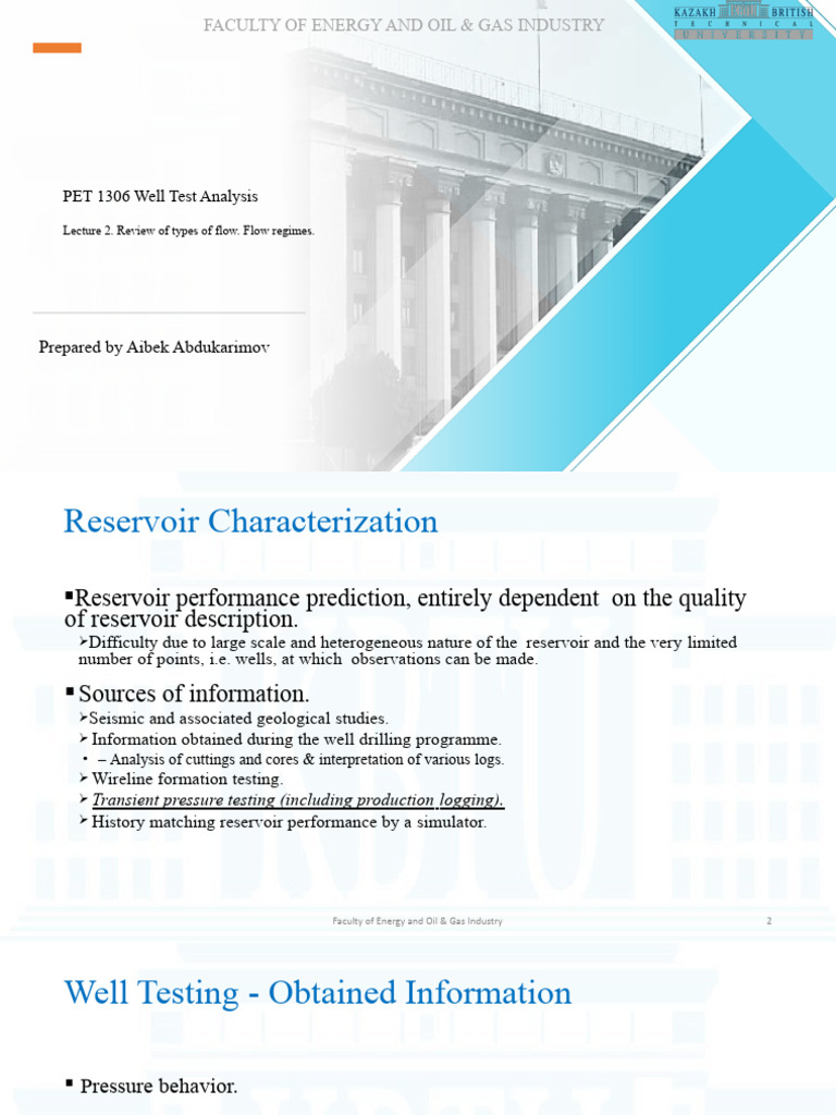 Lecture 2-3. Review of Types of Flow. Flow Regimes. Superposition. Semi ...