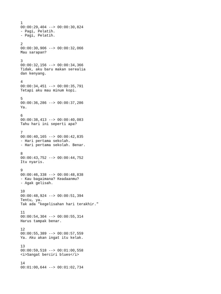 Hari Pertama Pelatih Lasso | PDF