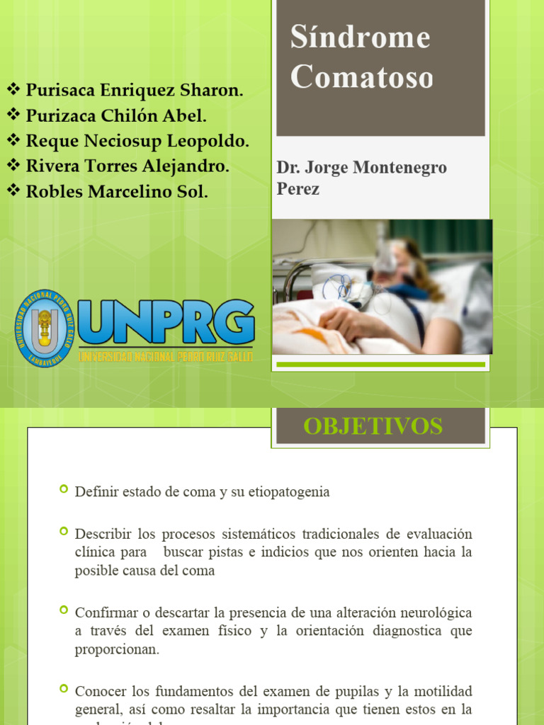 Síndrome Comatoso | PDF | Coma | Carrera