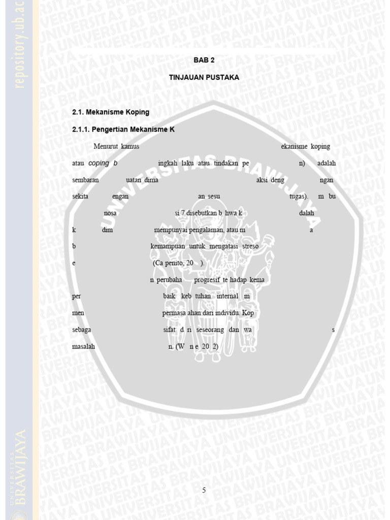 Mekanisme Koping | PDF