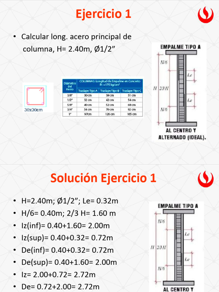 Unidad 3 - Semana 10 - Columnas - Ejercicios - 1 | PDF