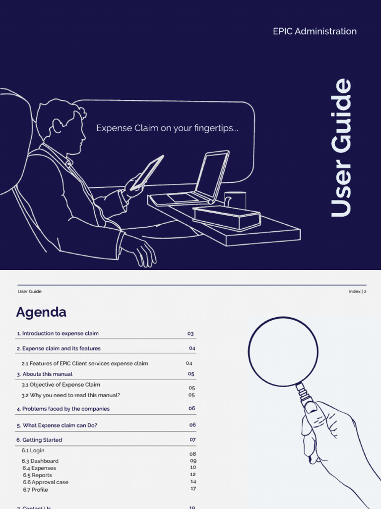 Expense Claim Mobile App User Guide | PDF | Business | Computing