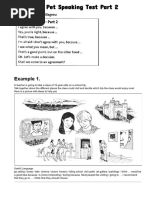 Ket Speaking Questions 2020 Practice 1 (Cambridge) | PDF | Foods